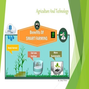Agriculture and technology | PPTX