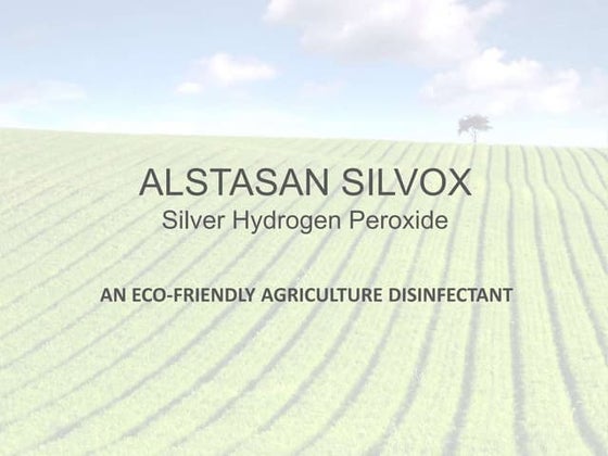 An Eco-friendly disinfectant "Silver Hydrogen Peroxide" and its ...
