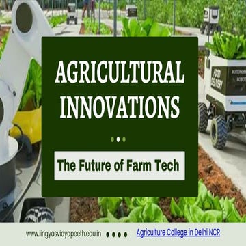 Agriculture Innovations - The Future of Farm Tech.pptx