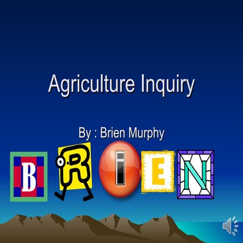 History of agriculture | PDF