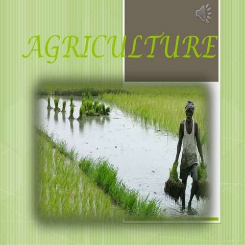 Agriculture part 1 (geo) | PPTX