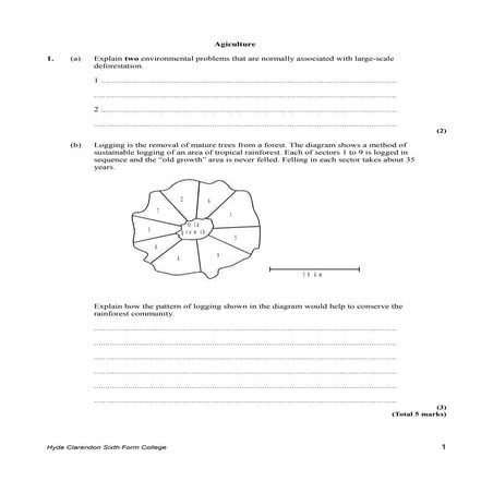 Agriculture questions | RTF