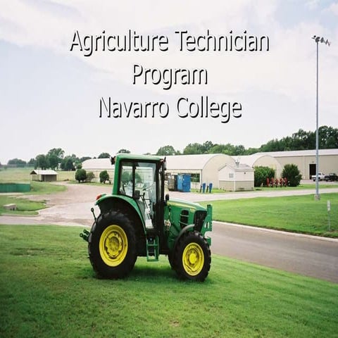 Agriculture Technician Program | PPT