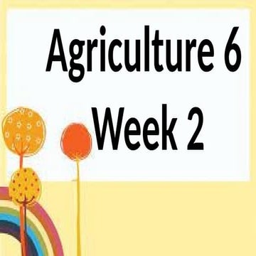 AGRICULTURE Week2 MELC q2.pptx grade 5 24 | PPTX | Gardening | Home ...