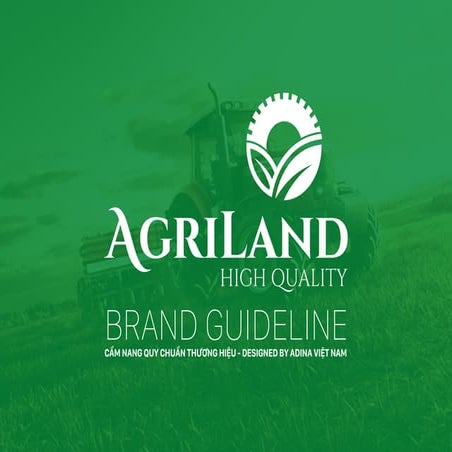 Thiết kế logo Agriland brand guidelines | PDF