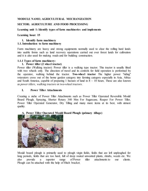 Types of tractors | PPT