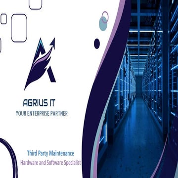 Agrius IT Company Profile 20 slides and | PDF