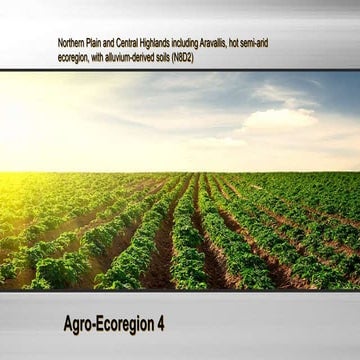 Agro-Ecological Regions of India | PDF