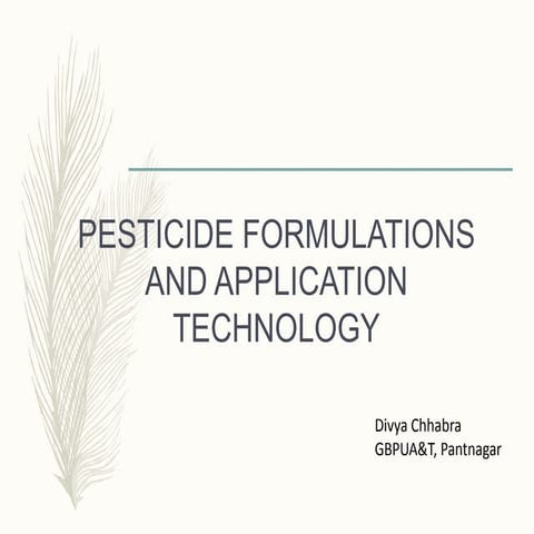 Agro chemical | PPTX