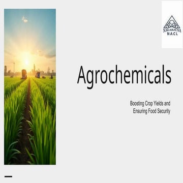 Trusted Agrochemical Suppliers in India | NACL | PPT