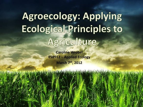 Agroecology | PPTX