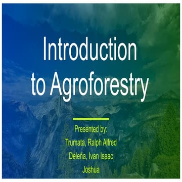Introduction to Agroforestry in depth.pptx