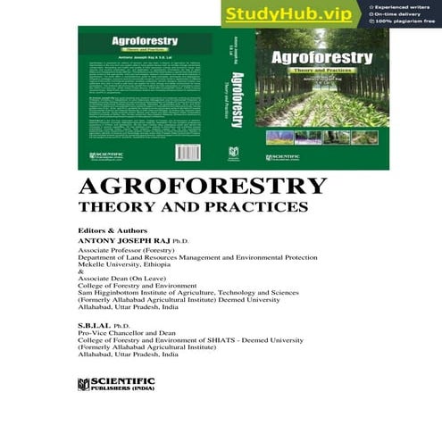 AGROFORESTRY THEORY AND PRACTICES | PDF
