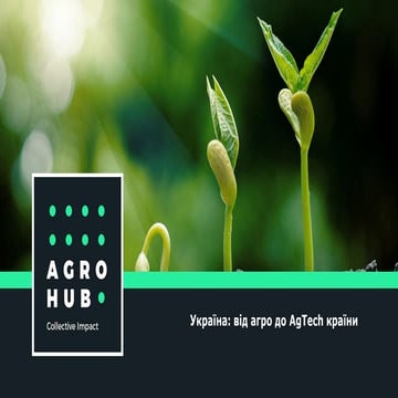 AgroHub - Agro Innovations Forum 2018 by DroneUA | PPT
