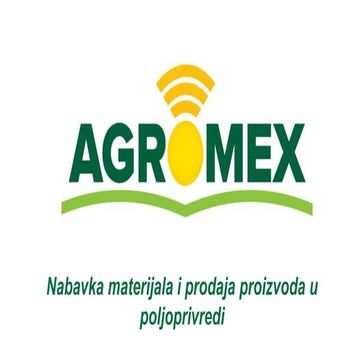 Agromex platforma srb | PPTX
