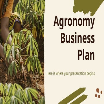 Agronomy Business slide for example presentation | PPT