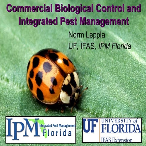 Commercial Biological Control and Integrated Pest Management | PPT