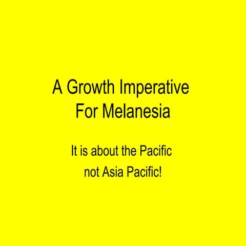 A growth imperative for the pacific | PPT