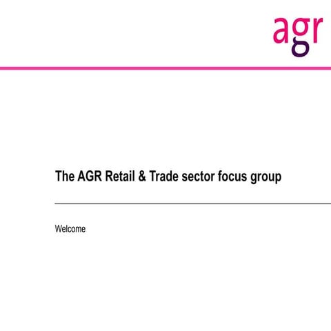 AGR Retail Sector Careers Event | PPT | Business Administration | Business