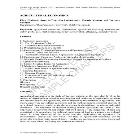 Production Economics- Lecture 1 | PPTX