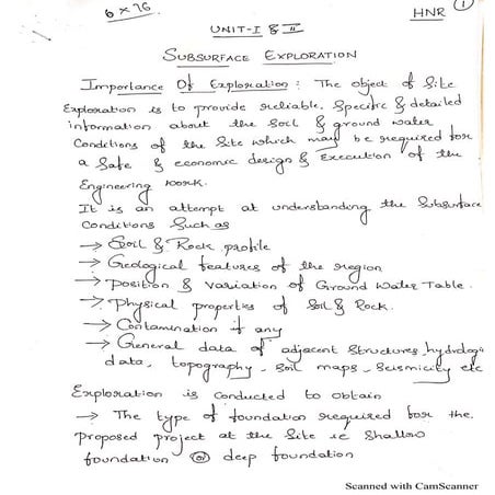 Subsurface Exploration &, Drainage & dewatering | PDF