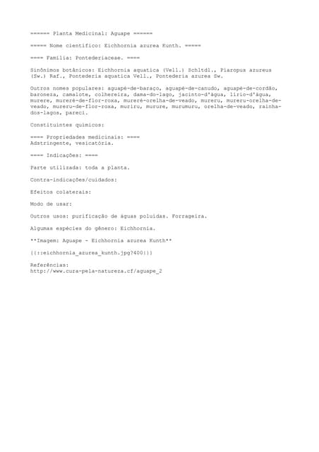 Caruru da angola - Amaranthus spp. | PDF