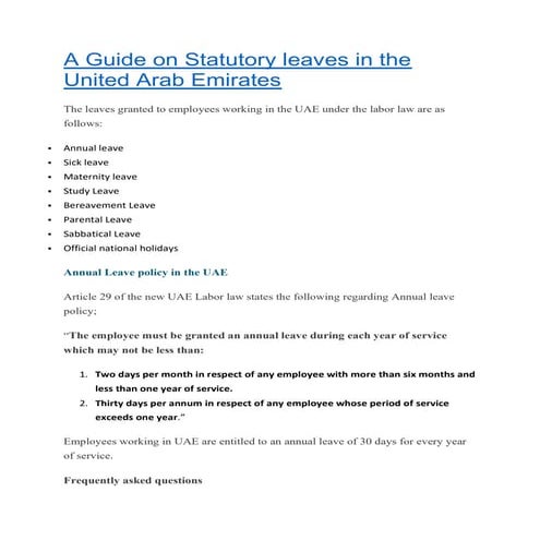A Guide on Statutory leaves in the United Arab Emirates.pdf