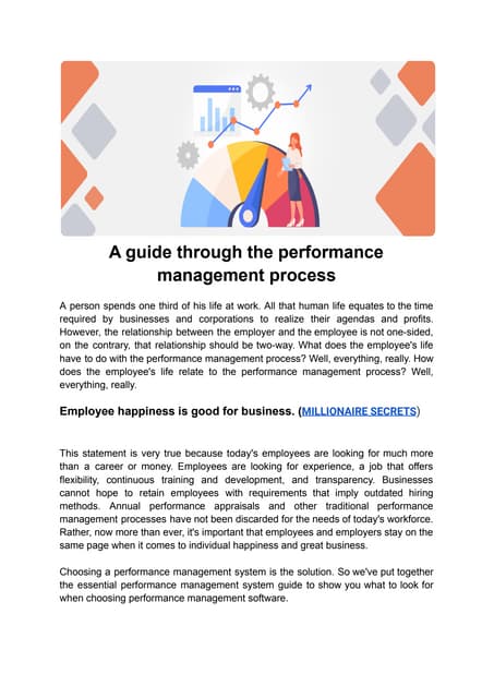 Infosys - Performance management system | PPTX