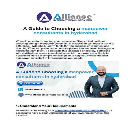 A Guide to Choosing a manpower consultants in hyderabad.pdf