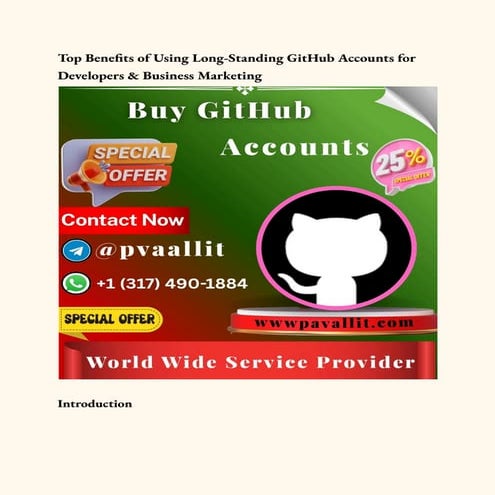 A Guide to Easily Buying Second-Hand GitHub Accounts.pdf
