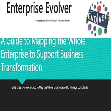 A guide to Mapping the Whole Enterprise -Enterprise Evolver | PPTX