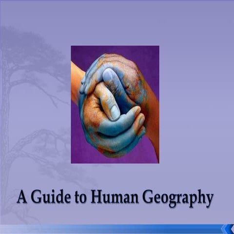 A Guide to Human Geography | PPT