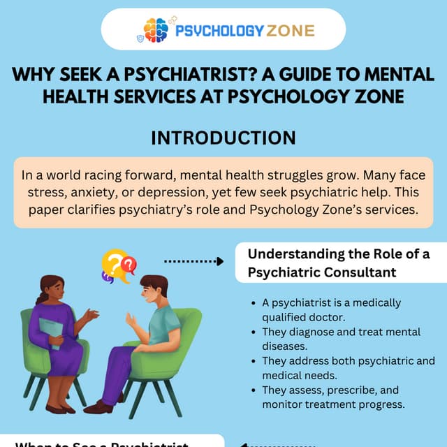 Why Seek a Psychiatrist? A Guide to Mental Health Services at ...