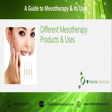 A Guide to Mesotherapy and Its Uses | PPTX