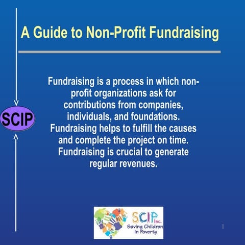 A guide to non profit fundraising | PPT