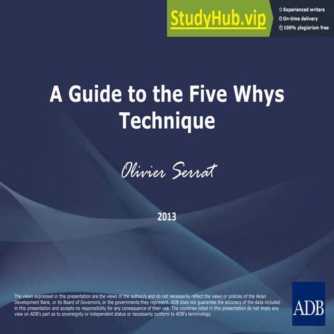 A Guide To The Five Whys Technique | PDF
