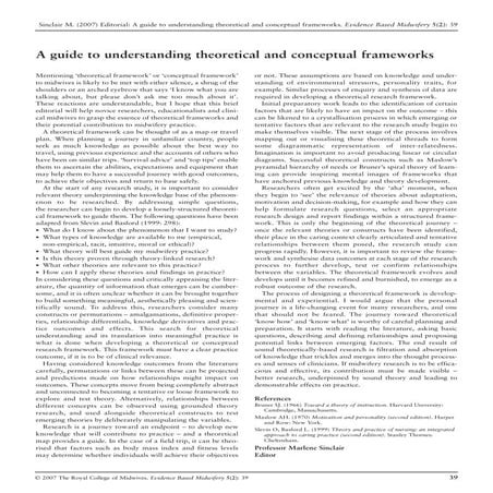 A guide to understanding theoretical and conceptual framework | PDF | Science