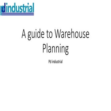 A guide to warehouse planning | PPT
