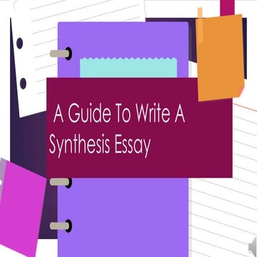 What Is a Synthesis in Academic Writing? | PPTX
