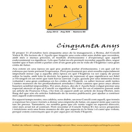 Agulla 80 | PDF