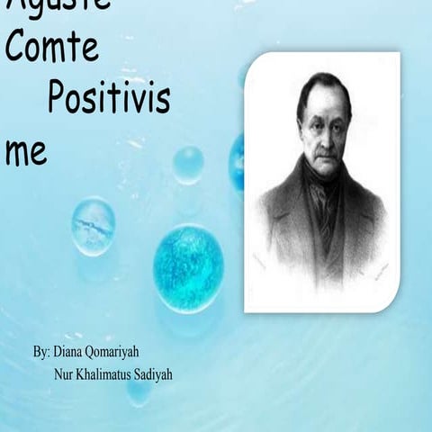 Aguste comte | PPTX