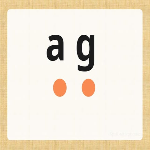 Ag word family phonics cvc words.... ppt | PPT