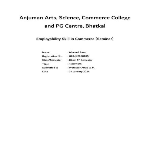 Teamwork Employability Skill in Commerce Seminar.pdf