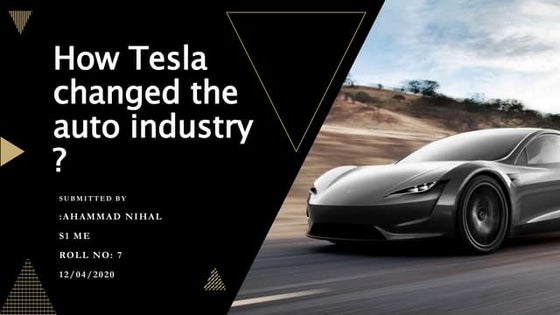 Tesla Company Presentation | PPT