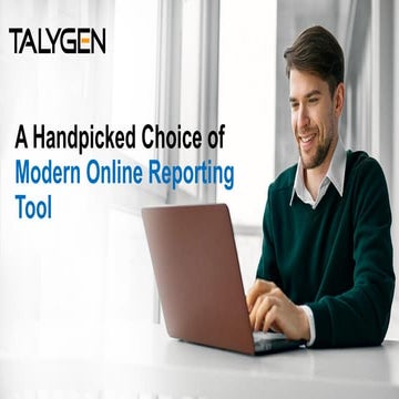 A Handpicked Choice of Modern Online Reporting Tool | PPT