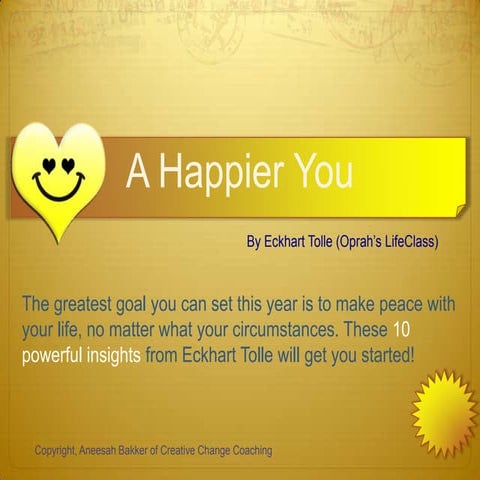 A happier you | PPTX