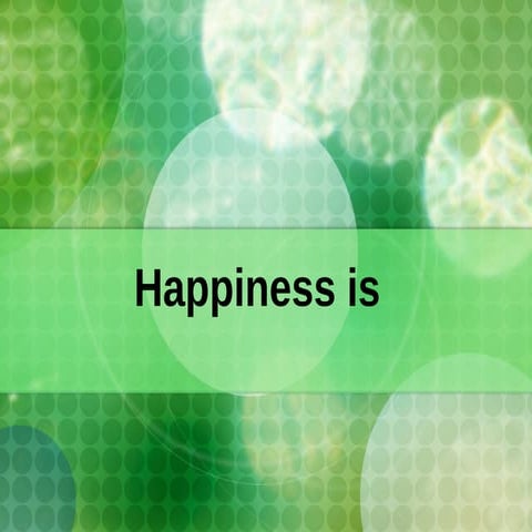 Happiness presentation ppt | PPT