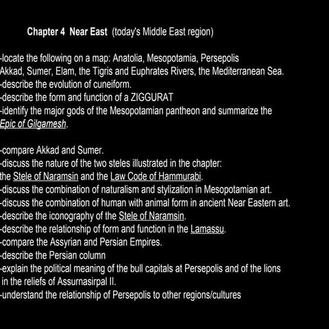 Chapter 2: The Ancient Near East | PPTX