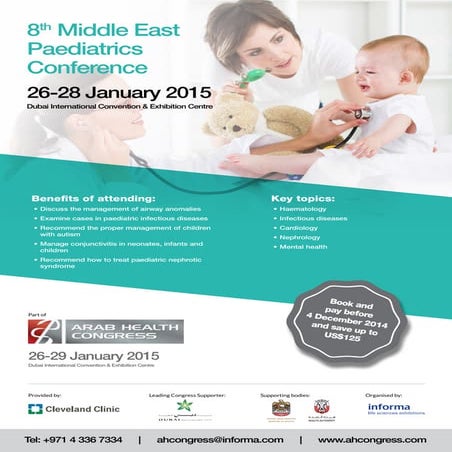 8th Middle East Paediatrics Conference | PDF