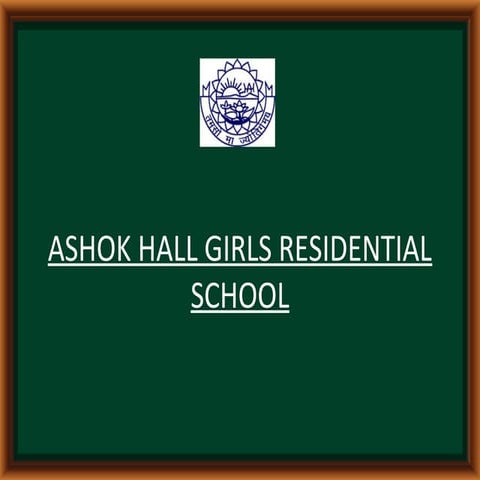Residential School for Girls | PPT